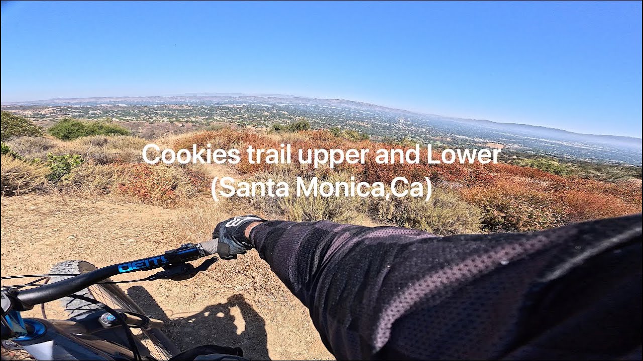 COOKIES TRAIL (Santa Monica,Ca)Workin the brakes on this Steep Descent ...
