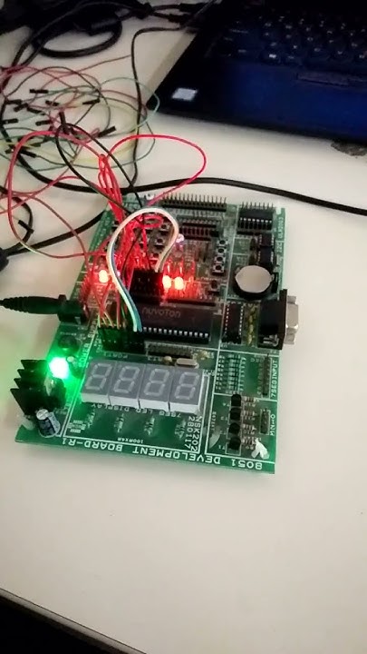 Blinking LED's with 8051 microcontroller #8051microcontroller #8051 # ...