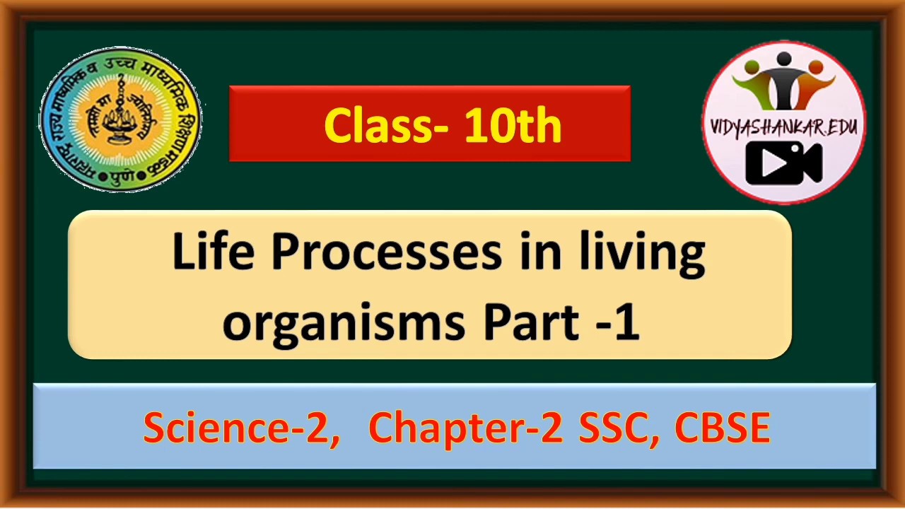 Life Processes in living organisms Part -1 | (1st Lecture) | 10th ...