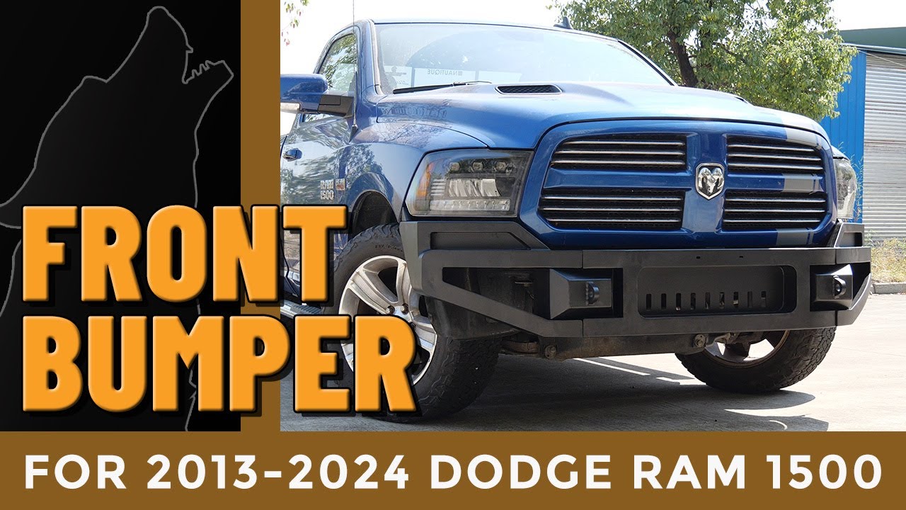 Dodge Ram 1500 2013-2024 Front Bumper install from Wolfstorm Offroad ...