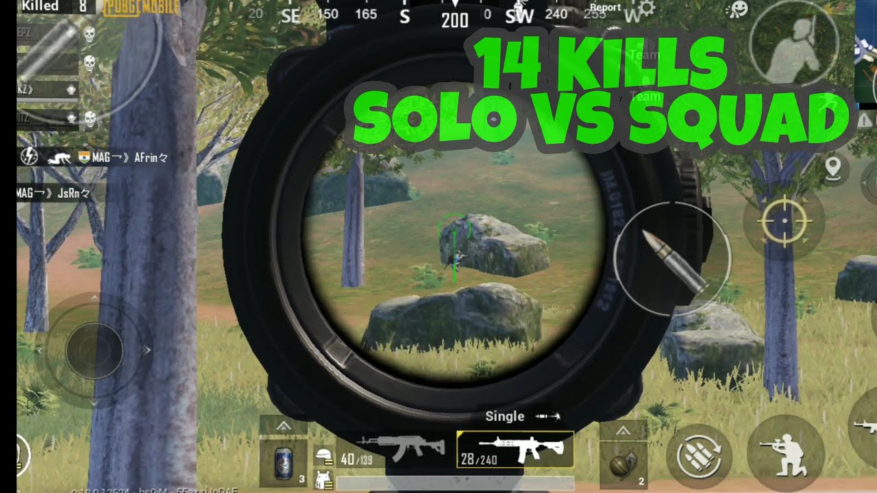 PUBG | SANHOK | ASIA | SOLO VS SQUAD | RUSH GAMEPLAY | LOOPX_GAMING | FULL HD - YouTube