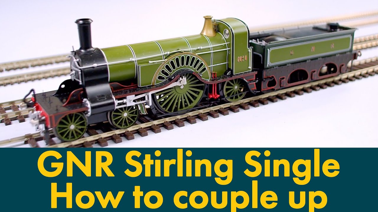 How to couple your Stirling Single loco and tender - YouTube