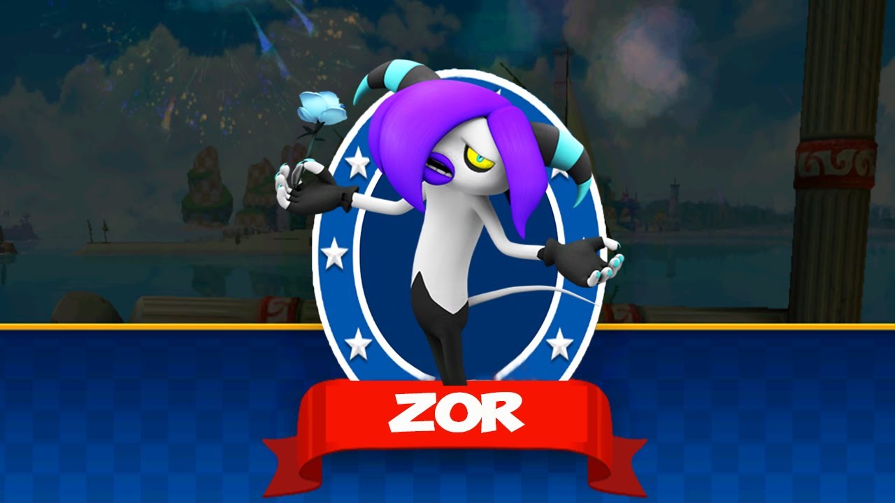 Playing as ZOR New Character Fan Made in Sonic Dash All Characters ...
