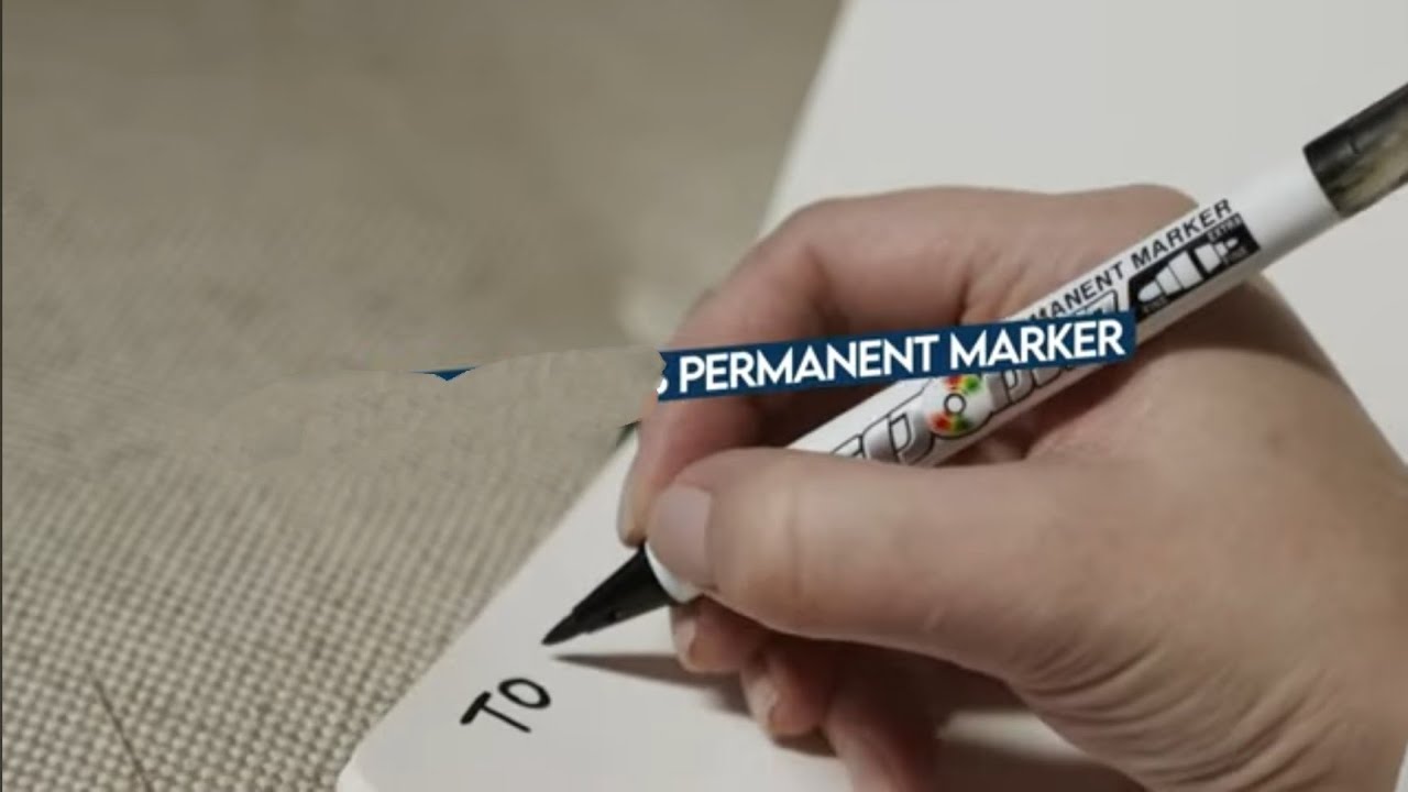 Permanent marker line vanish.. with parh pump spray - YouTube