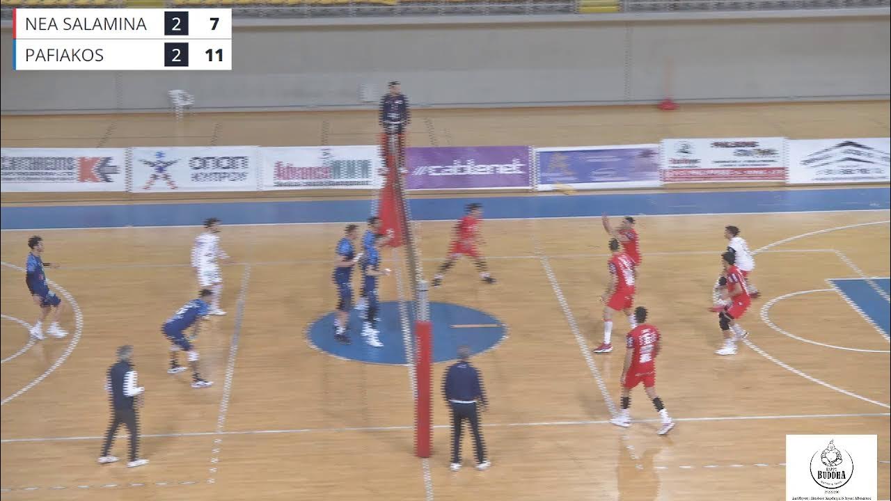 Nea Salamina vs Pafiakos Cyprus League Men 2023-24 - YouTube