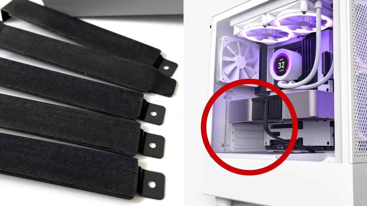 PCI-E bracket cover makes Graphics card hotter? @NZXT H5 Flow - YouTube