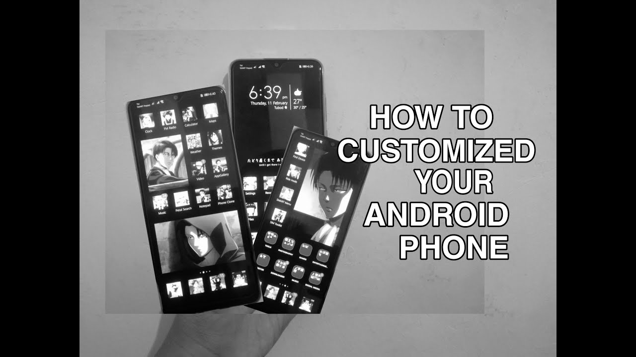 How to CUSTOMIZE your android phone! (ANIME THEME) - YouTube