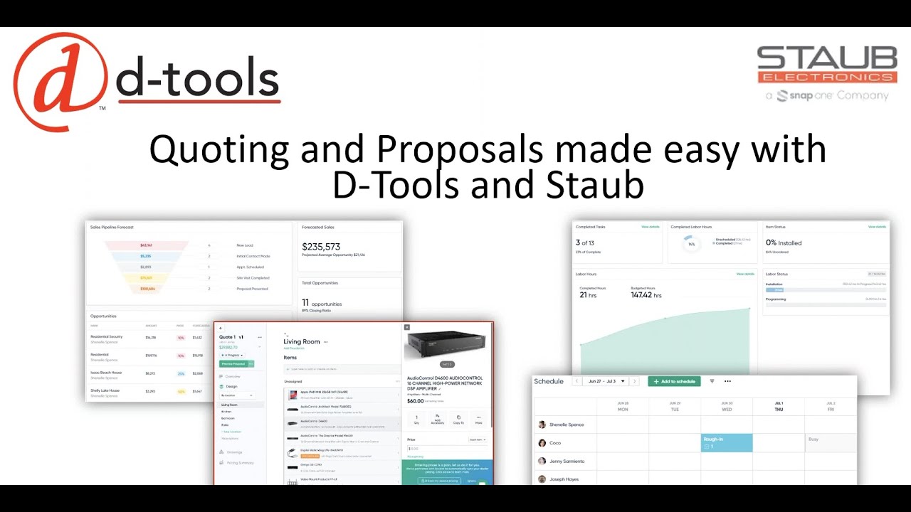 Quoting and Proposals Made Easy with D-Tools Cloud and Staub. - YouTube