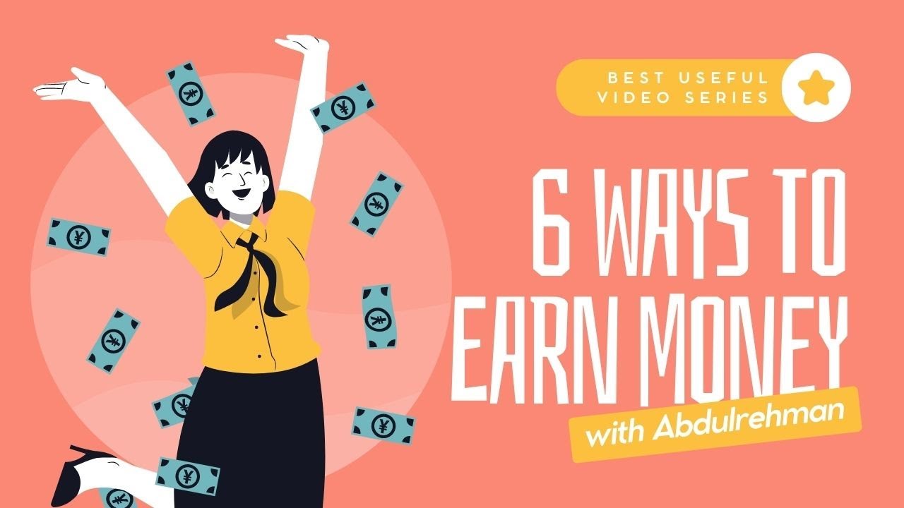 6 way to earn money online | ONLINE EARNING | EASY | SIMPLE - YouTube