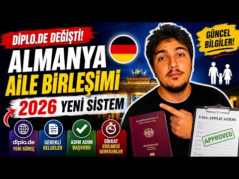 Almanya Vize Randevusu Nasıl Alınır? | 2026 Yeni Diplo.de Sistemi!