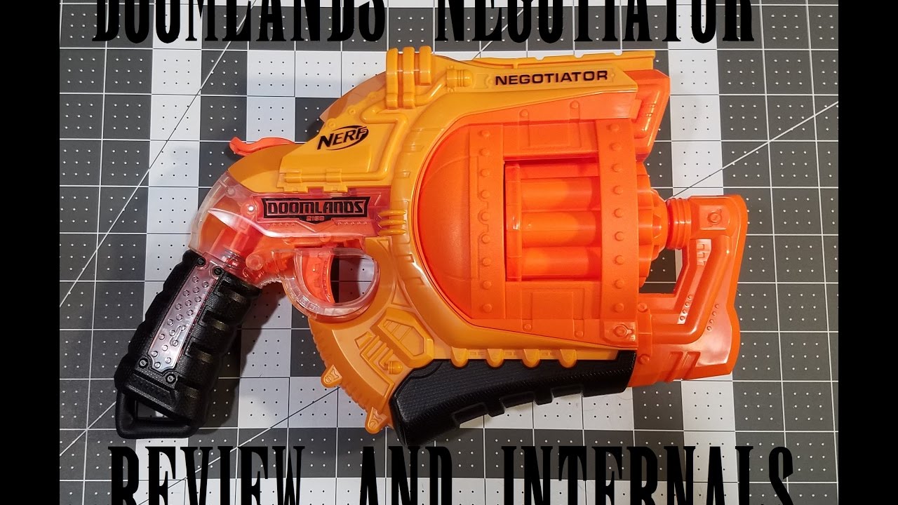Nerf Doomlands 2169 Negotiator Review and Internals - YouTube