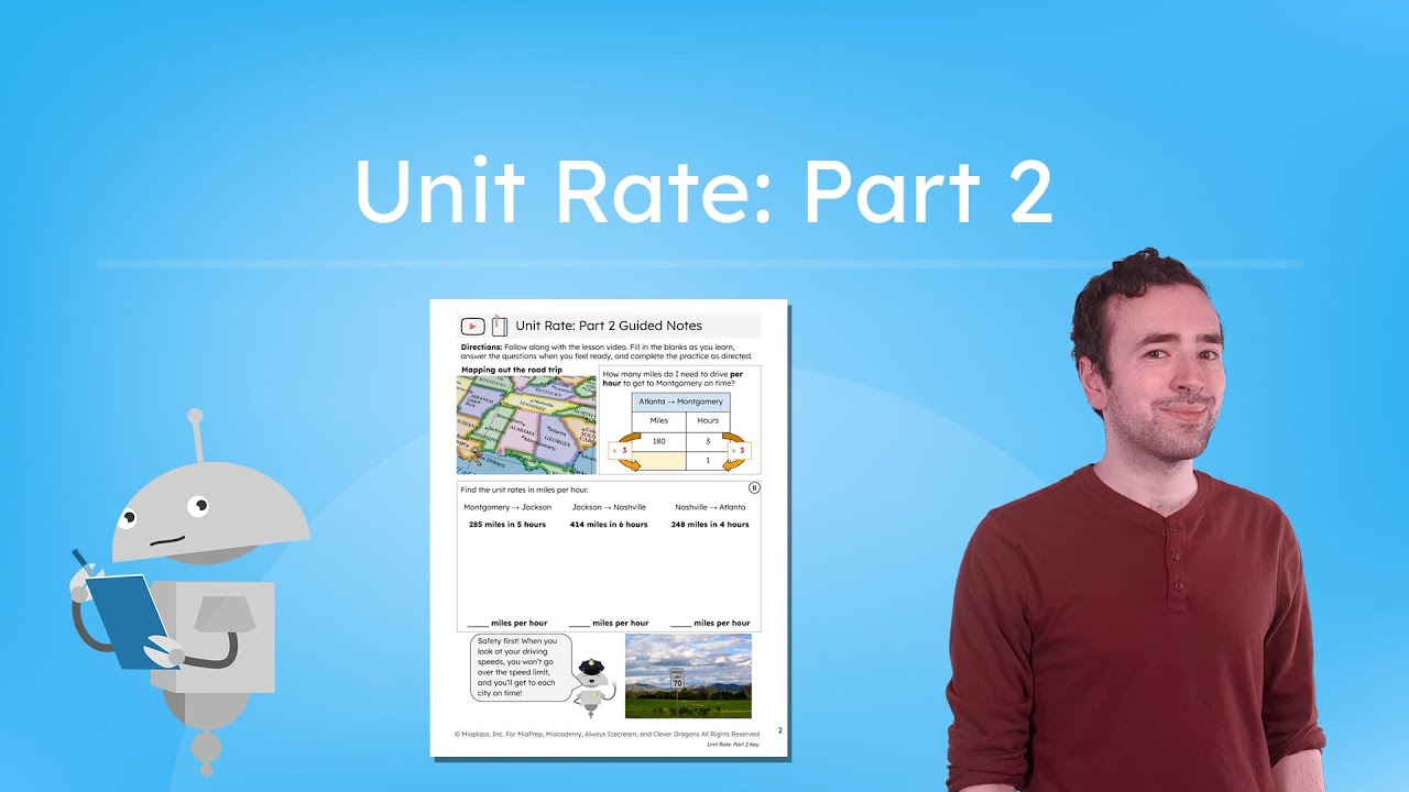 Unit Rate: Part 2 - Real World Applications of Unit Rate - YouTube