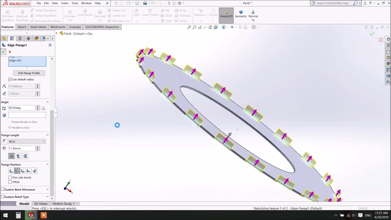 dispenser mixer tool of a mixer tank toturial solidworks - YouTube