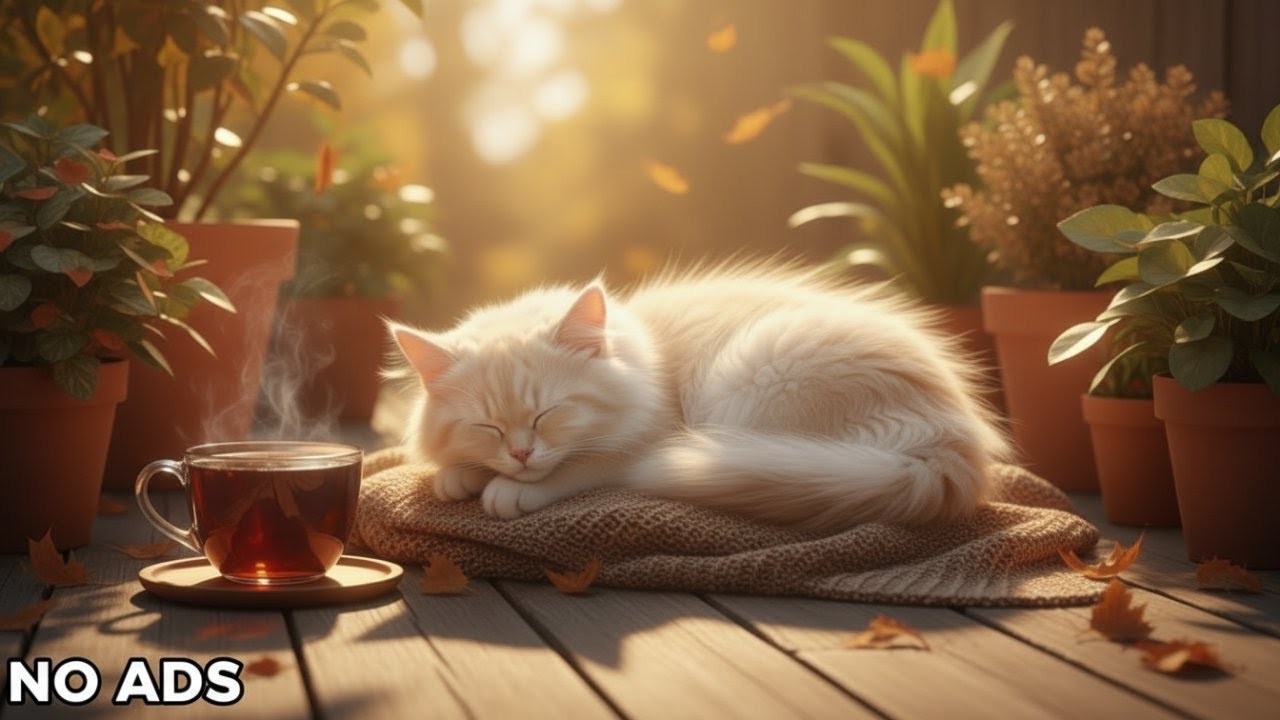 Gentle Cat Sleep Music 🐾 15 Hours of Relaxing Sounds for Stressed and ...