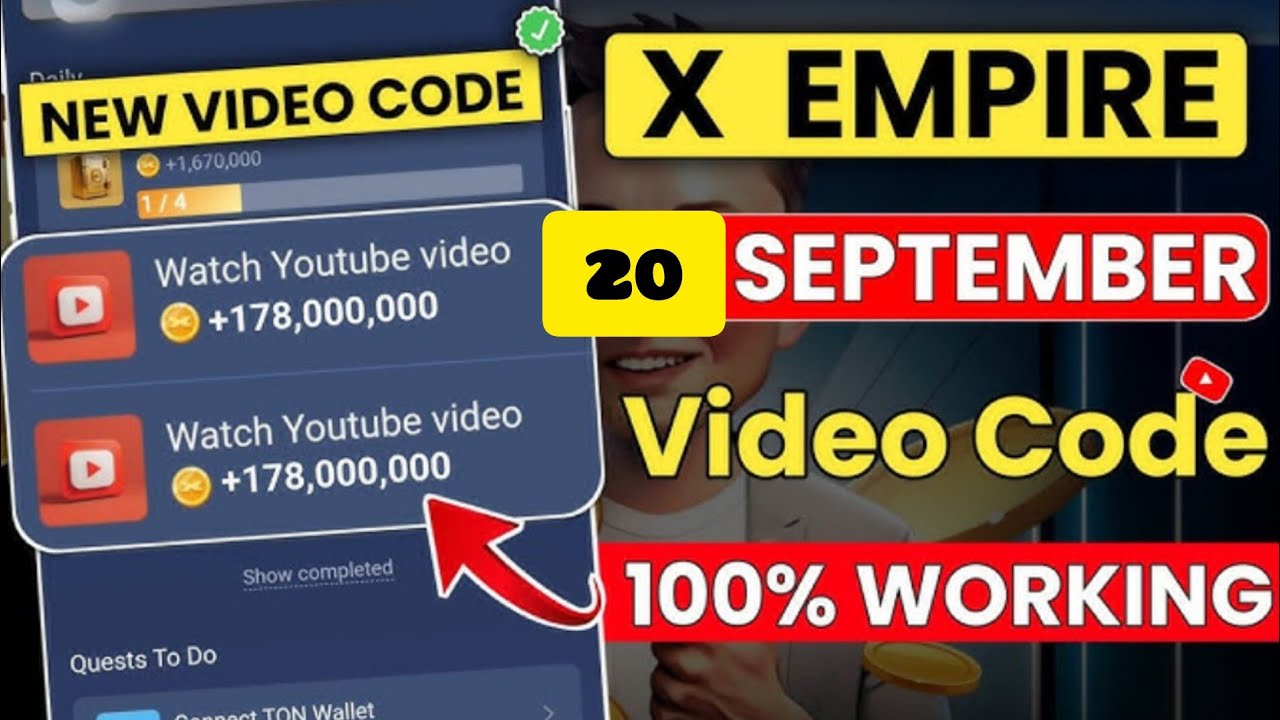 20 September daily combo card x empire || x empire rebus Of The day ...