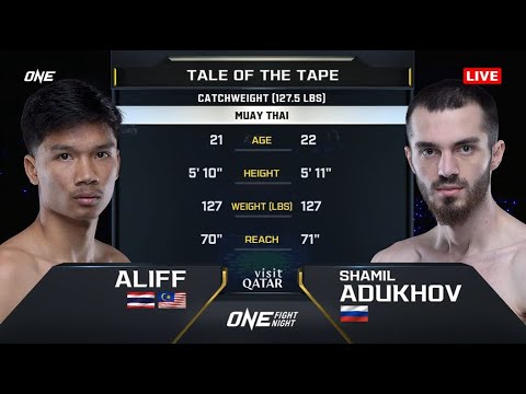อาลีฟ ส.เดชะพันธ์ vs ชามิล อาดูคอฟ | ONE FIGHT NIGHT 28 | CH7HD | 8 ก.พ. 2568 - YouTube