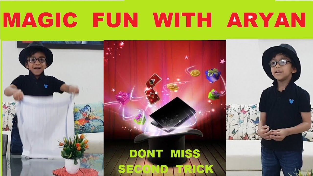 Kids Magic Tricks | Kids Magic Show | Laugh With Aryan - YouTube