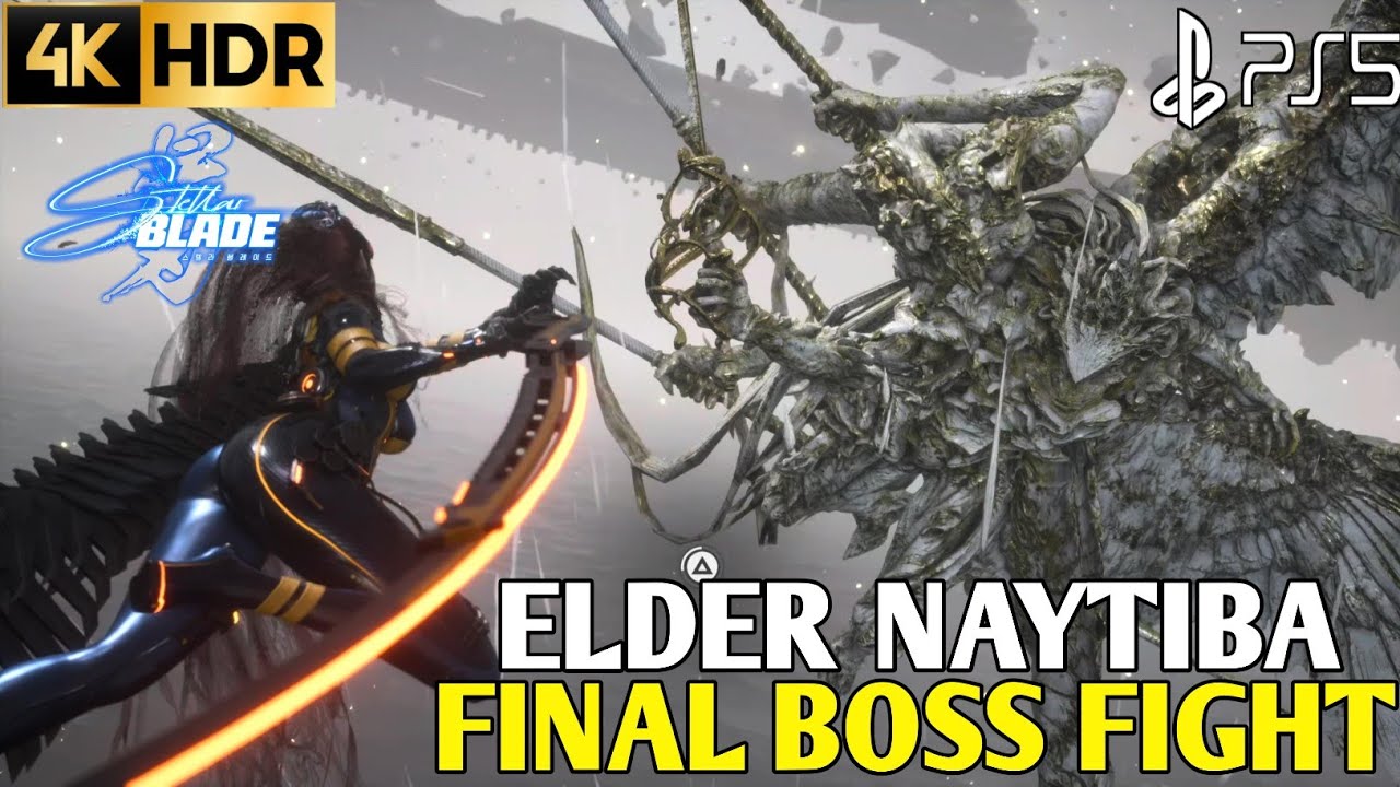 Eve Vs Elder Naytiba Final Boss STELLAR BLADE Naytiba Boss Fight 4K ...