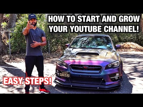 How To Start A Car & Automotive YouTube Channel! - YouTube