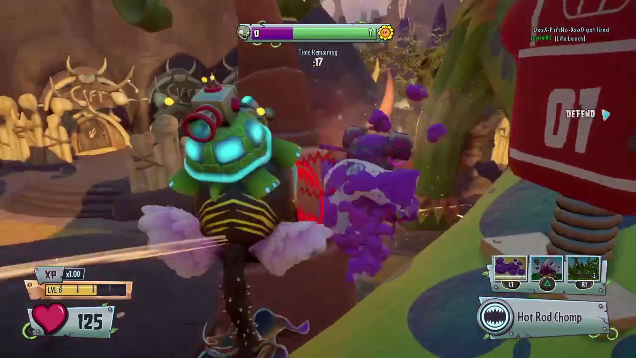 Plants vs Zombies Garden Warfare 2 Gameplay - Hot Rod Chomper - YouTube