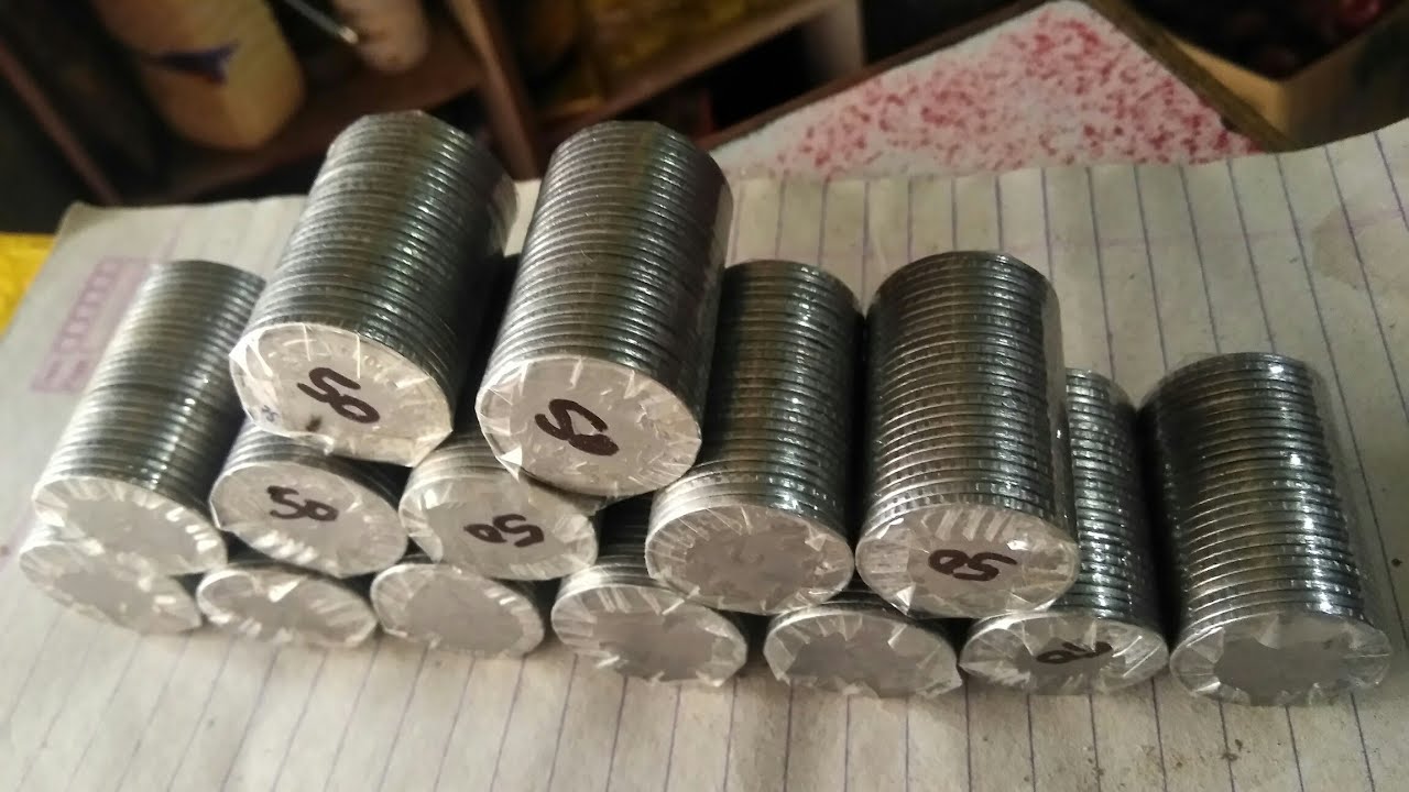 Coin packing | How to pack coins - YouTube