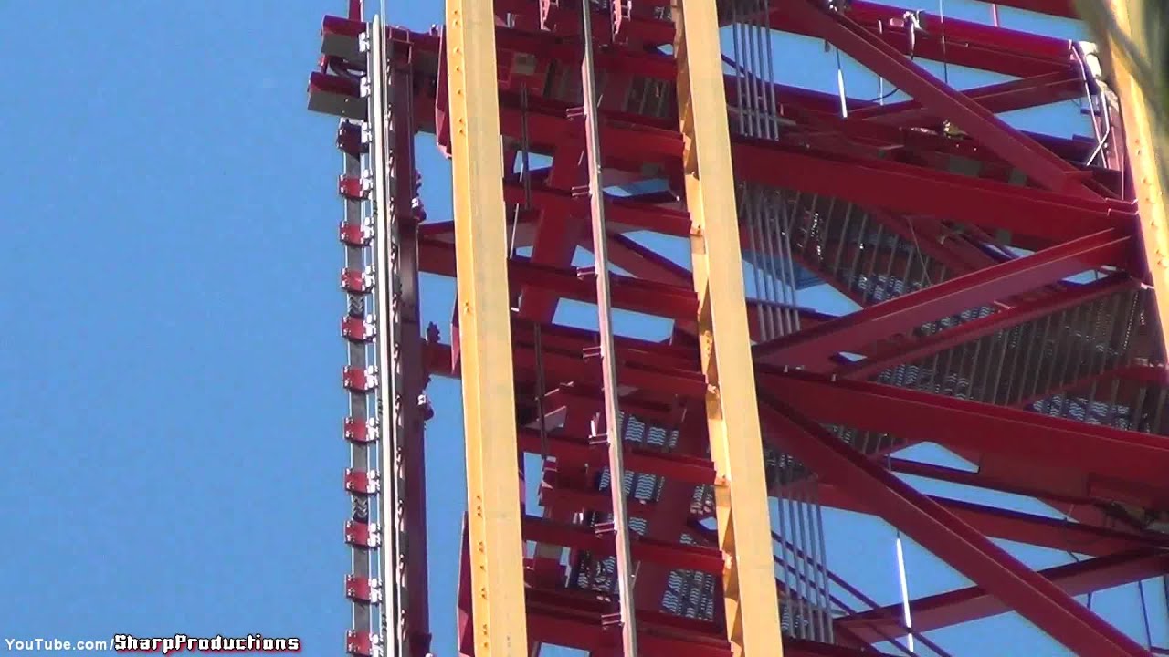 Lex Luthor Drop of Doom Construction Update 2 Six Flags Magic Mountain ...