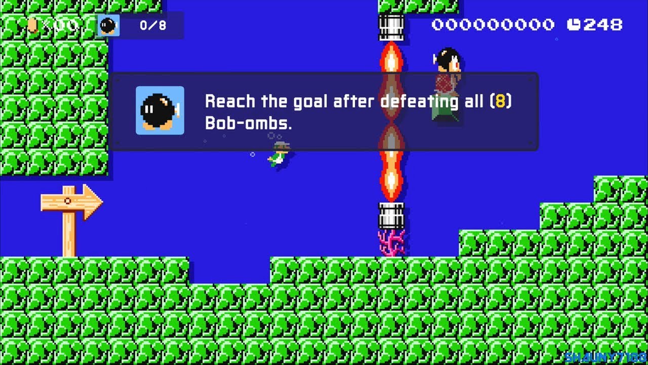 Super Mario Maker 2 - The NES TMNT Dam Level - YouTube