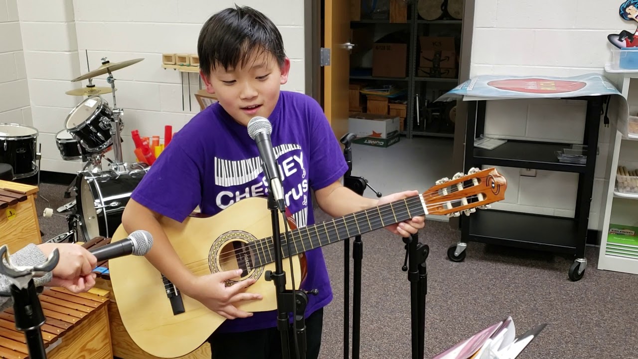 Chesney Elementary Music Stage - Joshua Hwang - What About Us - YouTube