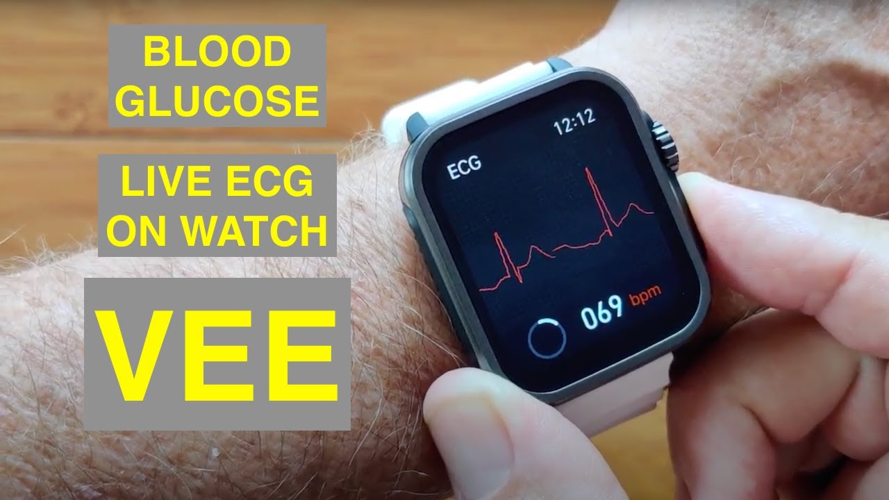 BEARSCOME VEE AppleWatch Shape BT Call Live ECG+HR/BP/HRV/Glucose/Temp ...