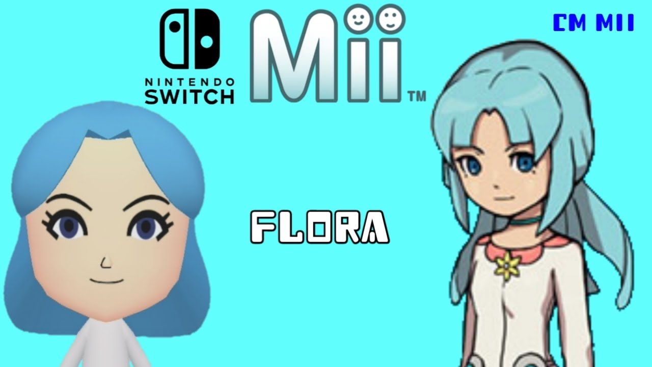 Creador Mii: Como crear a Flora - YouTube