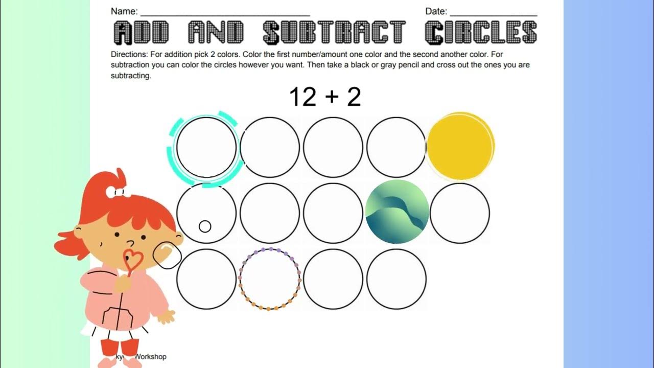 Add and Subtract Circles BUNDLE - YouTube