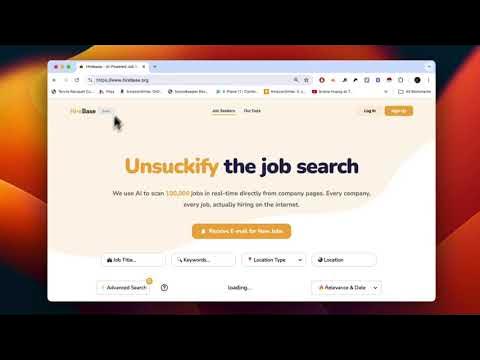 HireBase Demo - AI Powered Job Search Engine - YouTube
