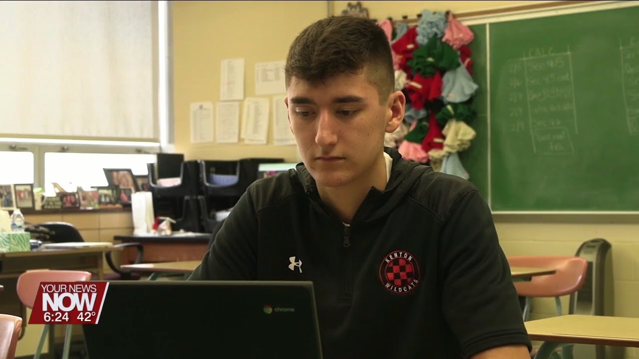 Scholar Athlete of the Week 02/12/24 - Ethan Yoder, Kenton - YouTube