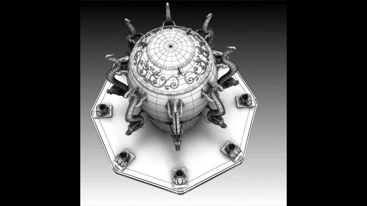 3D Models Zhang Heng Seismoscope China 3D model from CGTrader.com - YouTube