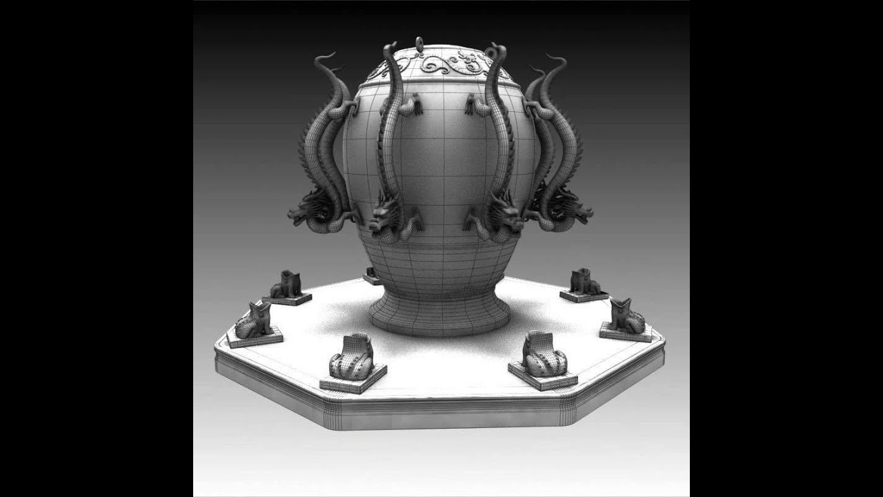 3D Models Zhang Heng Seismoscope China 3D model from CGTrader.com - YouTube