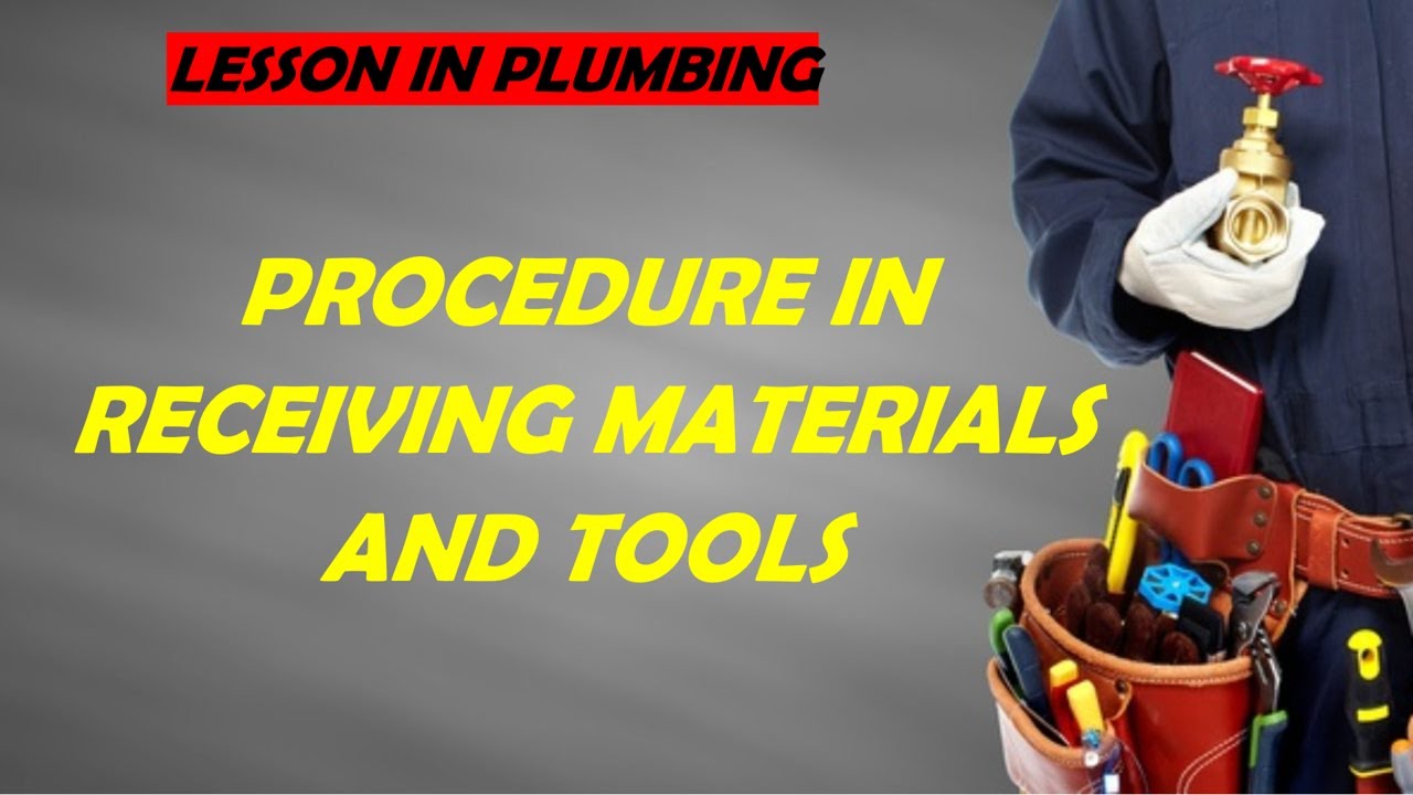 PROCEDURE IN RECEIVING MATERIALS AND TOOLS - YouTube