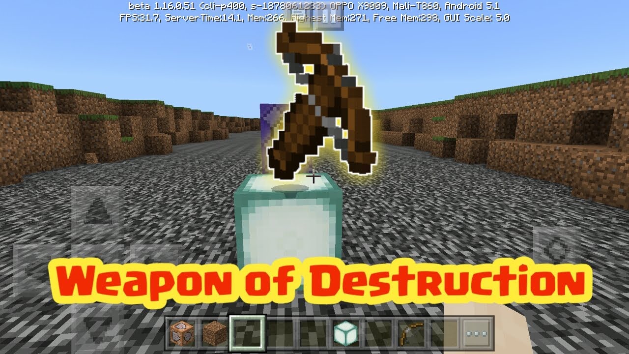 Minecraft most Destructive Weapon | Command Block - YouTube