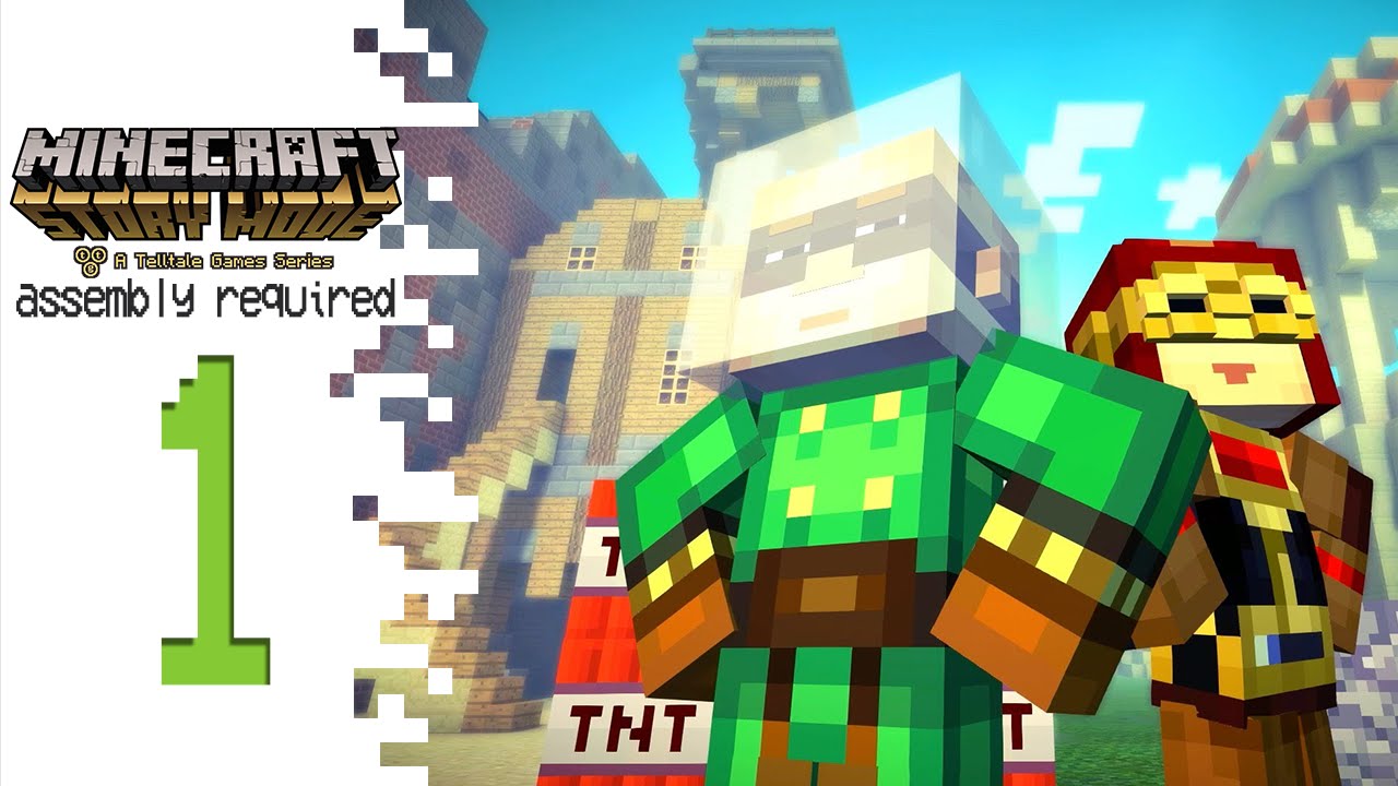 Minecraft: Story Mode (Episode 2)- Part 1 - Boomtown! - YouTube