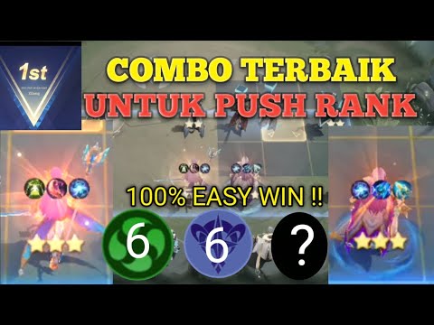 COMBO TERBAIK UNTUK PUSH RANK MAGIC CHESS. 100% EASY WIN. COMBO TERKUAT ...