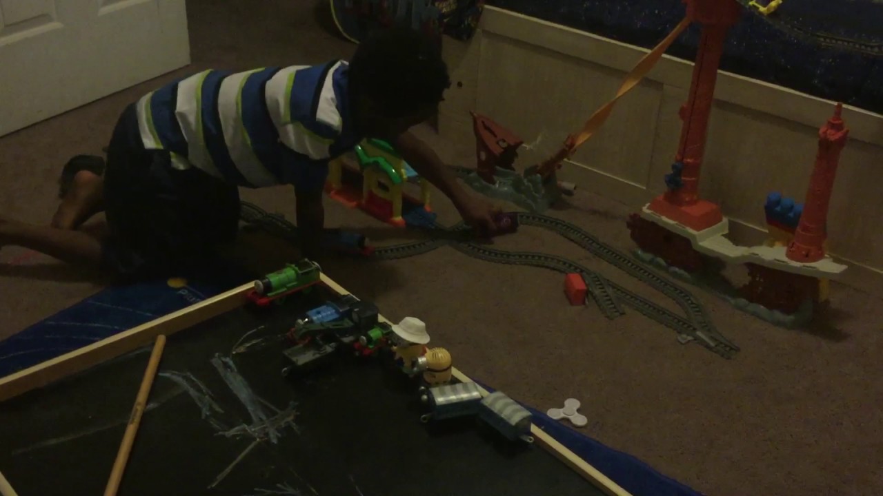 Malcom giving us a show with Thomas and his friends Pt.1 - YouTube