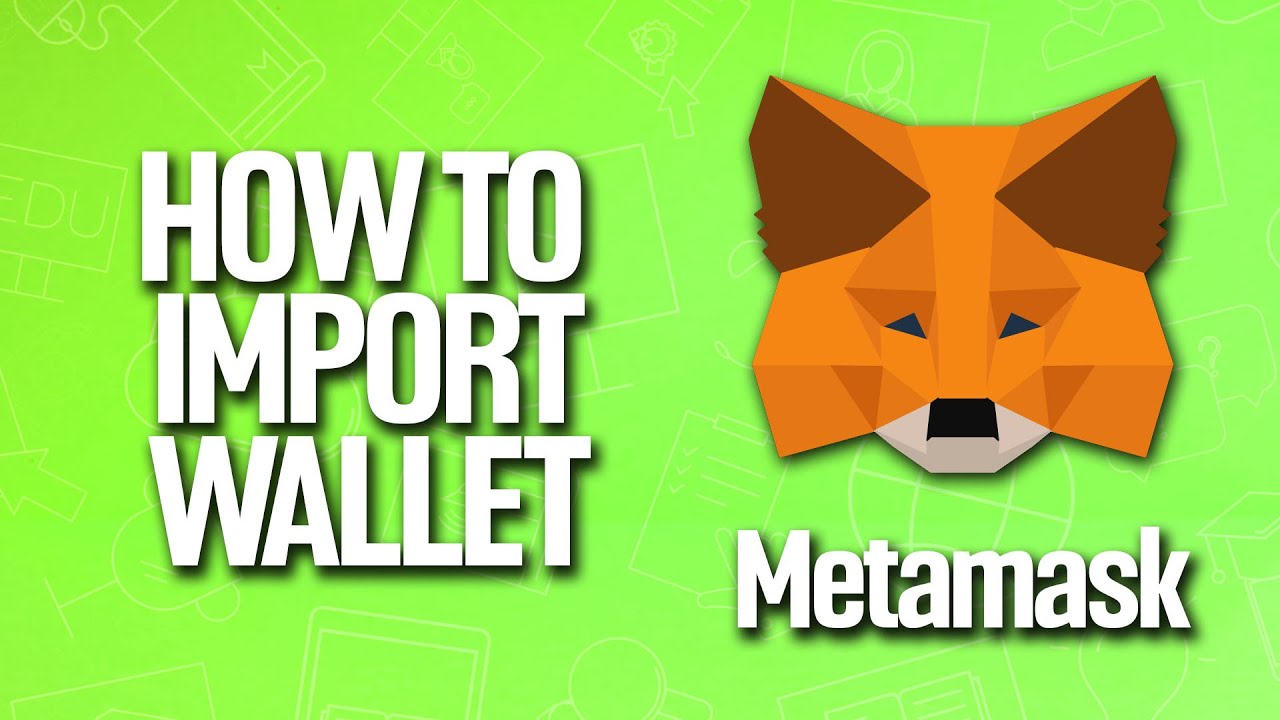 How To Import Wallet In Metamask Tutorial - YouTube