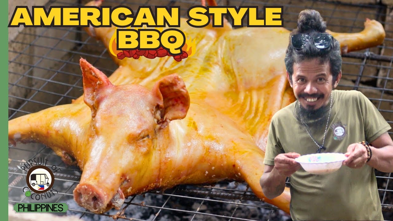 The very first American-style BBQ with a whole pig in the Philippines ...