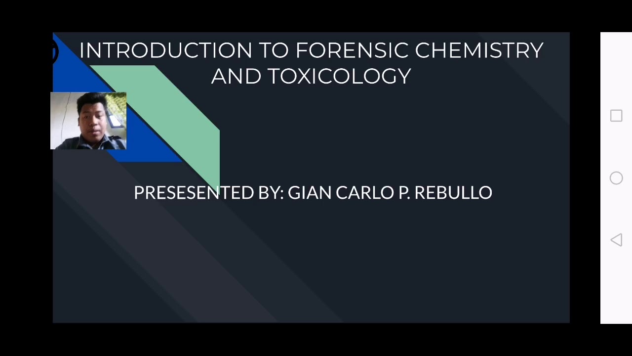 LESSON 1: INTRODUCTION TO FORENSIC CHEMISTRY AND TOXICOLOGY - YouTube