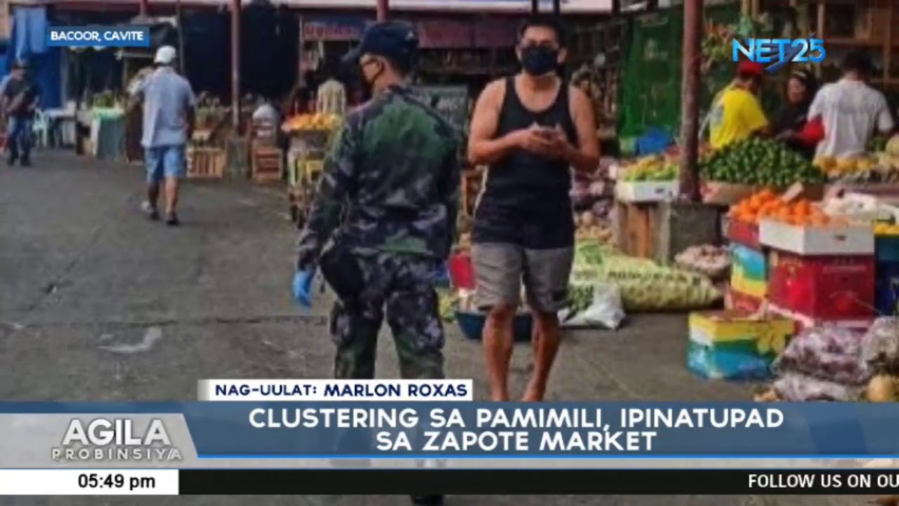 Clustering sa pamimili, ipinatupad sa Zapote market, Bacoor, Cavite - YouTube