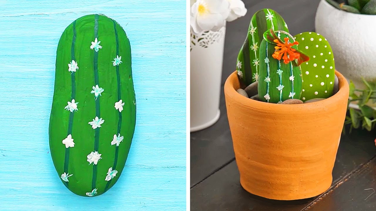 20 STONE ART AND CRAFTS YOU’LL FALL IN LOVE - YouTube