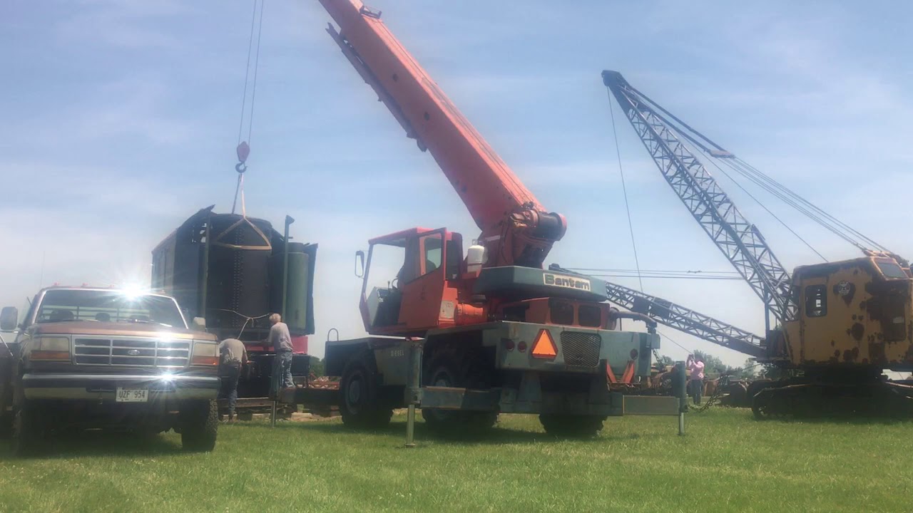 Work on the 1920 Browning Steam Crane - YouTube
