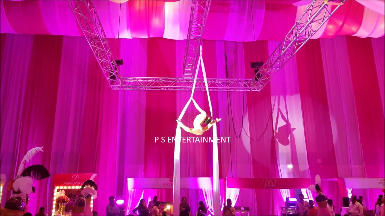 PS AERIAL SILK ROPE ACROBAT ! - YouTube