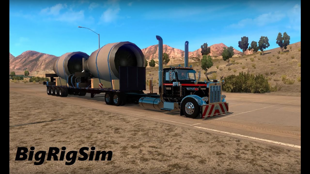 American Truck Simulator/Peterbilt 389 Mammoet Heavy Haul/Rolls Royce ...