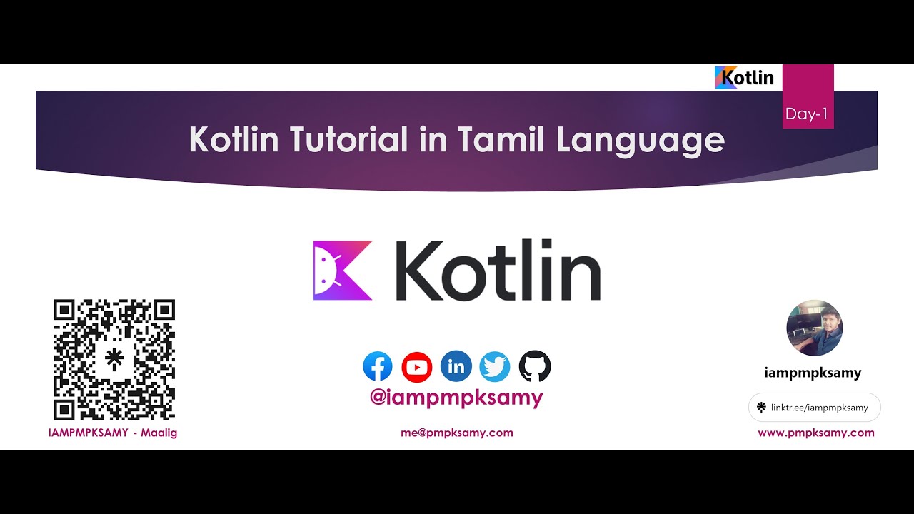 Kotlin Tutorial1 Introduction Of Kotlin Language In Tamil Youtube 4460
