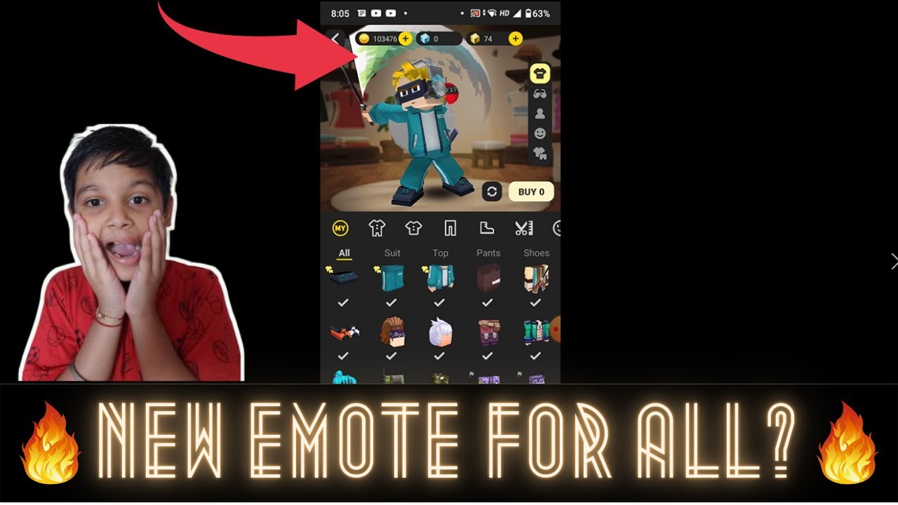 New Emote In Blockman Go For Everyone. - YouTube